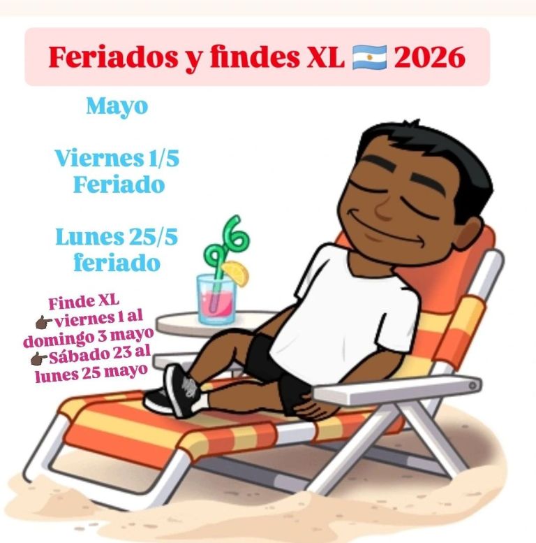 Se viene un nuevo finde largo en Argentina: cuándo es el próximo ...